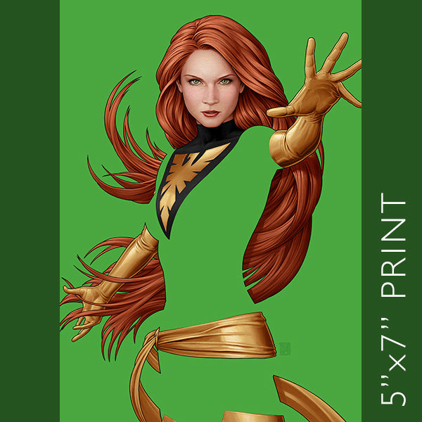 PHOENIX Negative Space Print 5”x7” – John Tyler Christopher